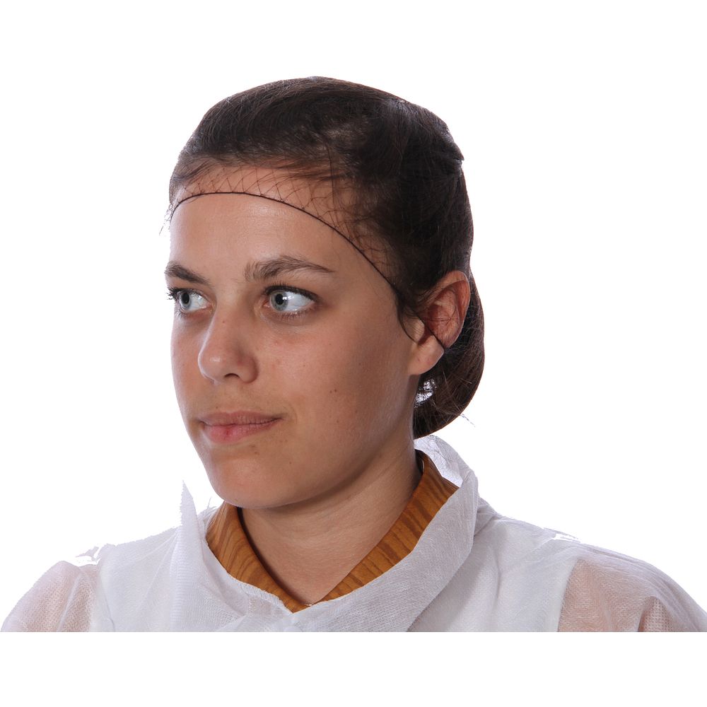 Filet à cheveux marrons en résine de nylon x 1000 - ugap.fr