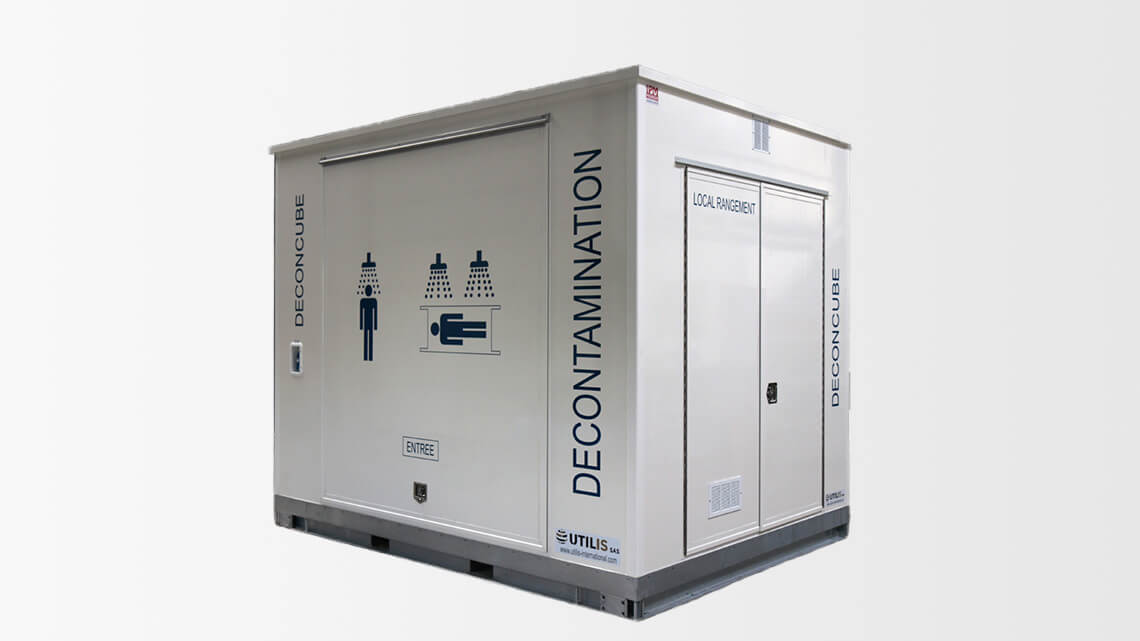 Cellule de décontamination - Tente, berce et conteneur - ugap.fr