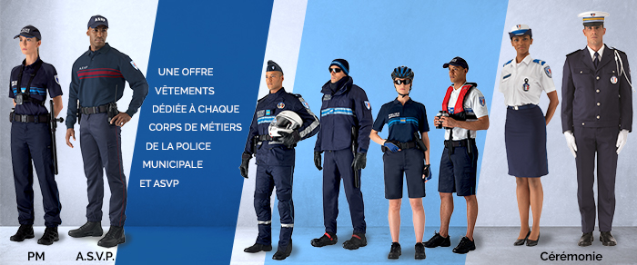 Tenue police municipale et ASVP - Vêtements et équipements de Police ...